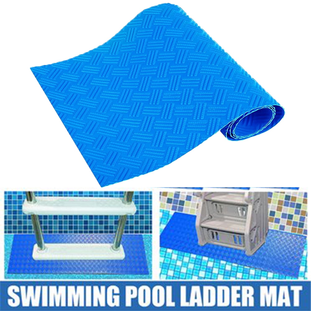 Mercita Large Pool Ladder Mat, Textured Protective Step Pad for Above ...