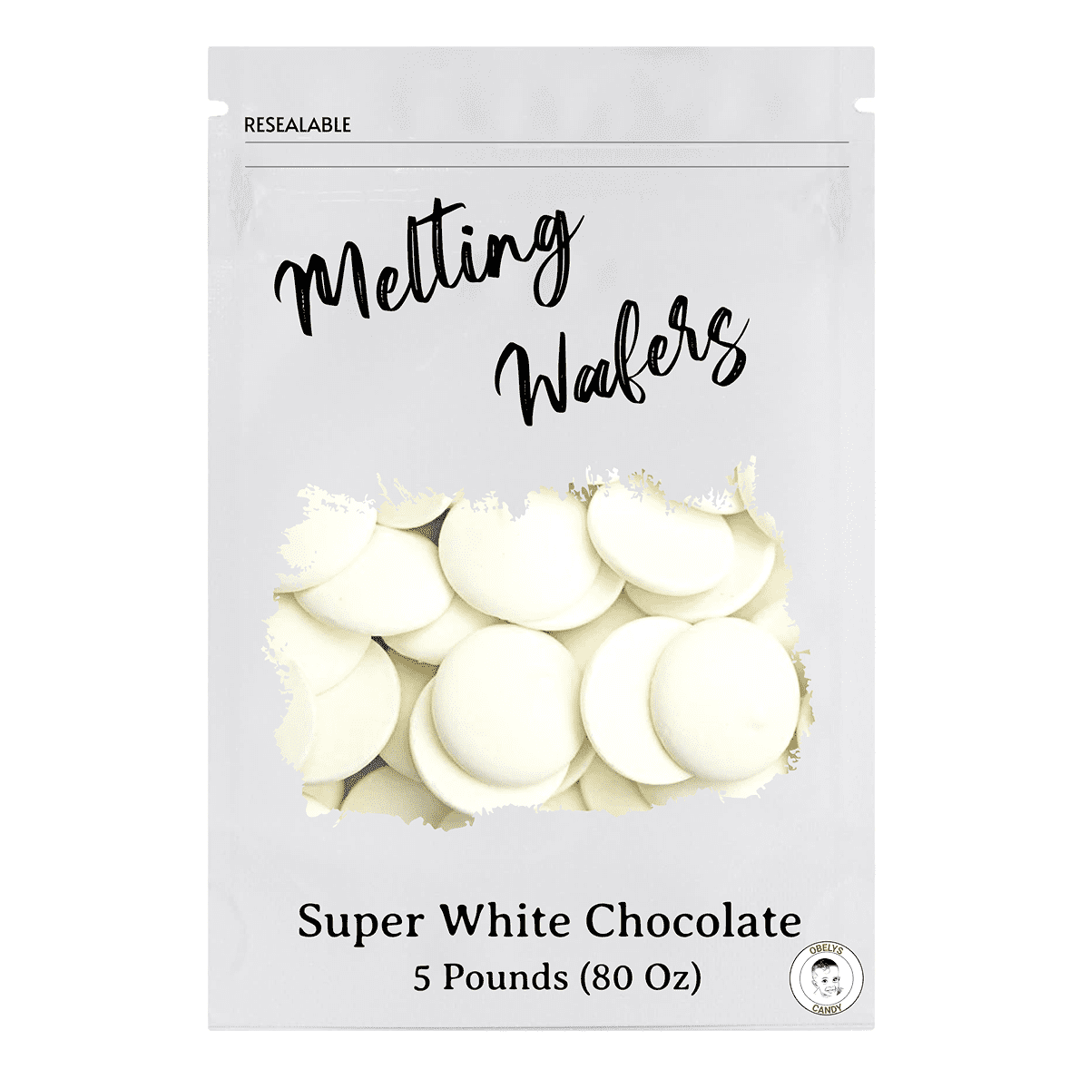 Merckens Super White Melting Wafers By Obelys - Pure White Chocolate ...