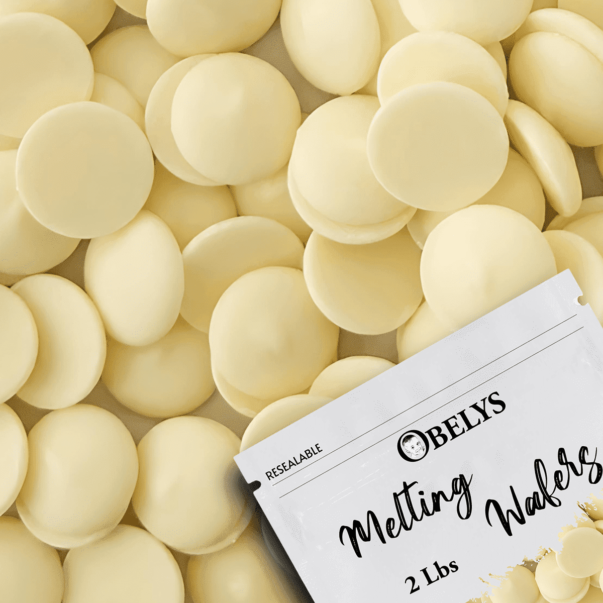 Merckens White Chocolate Melts By Obelys - White Melting Wafers | 2 ...