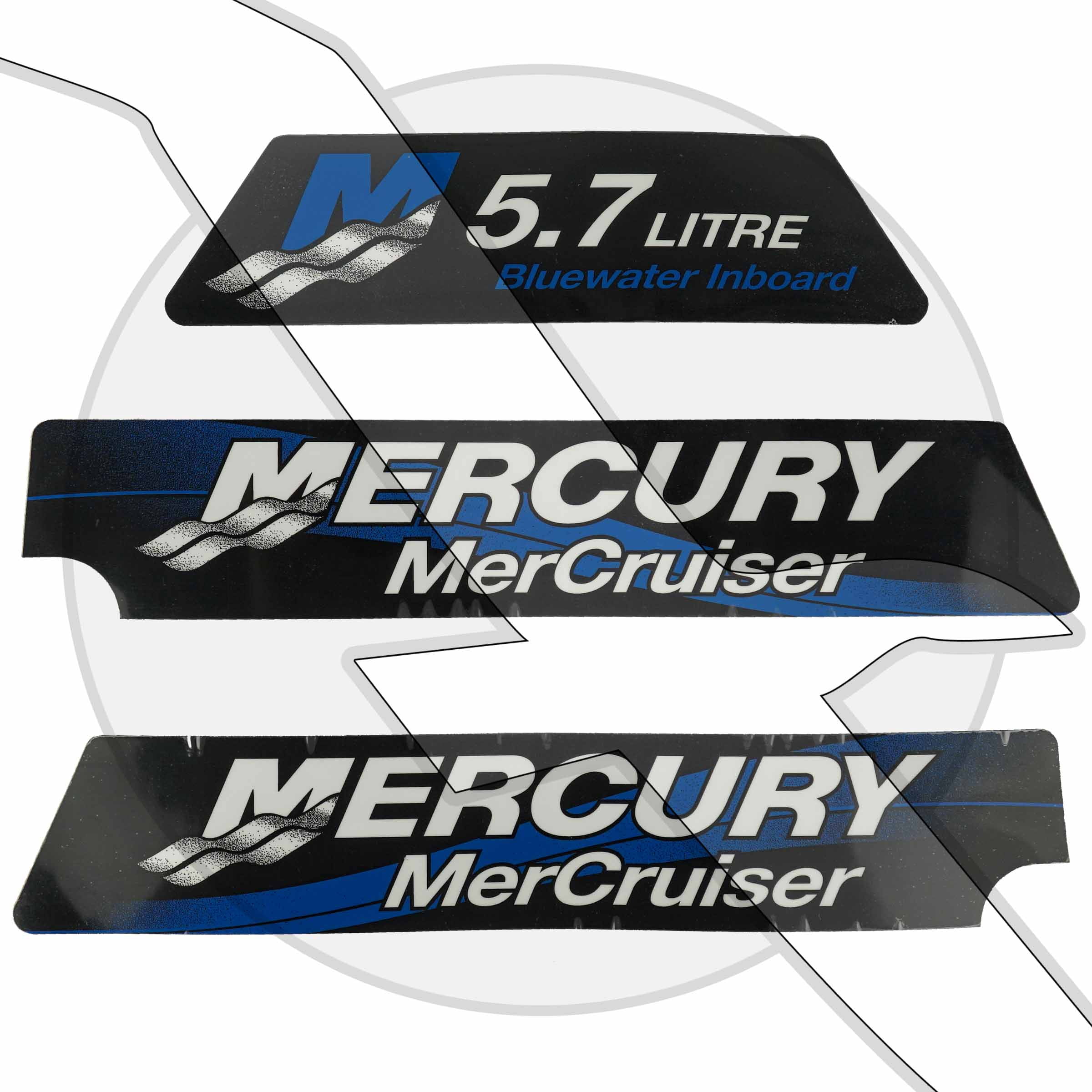 Mercruiser 5.7L Bluewater Inboard Decal Set 37-861373A8 - Walmart.com
