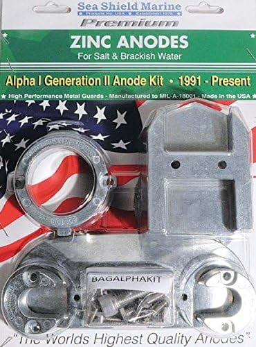 Mercruiser Alpha 1 Generation 2 Zinc Anode Kit - 1991 to Present ...