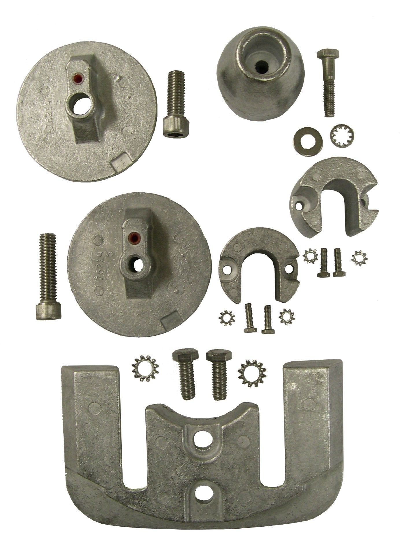 Mercruiser Bravo 3 Zinc Anode Kit 2004 & Newer Includes Hardware 97 ...