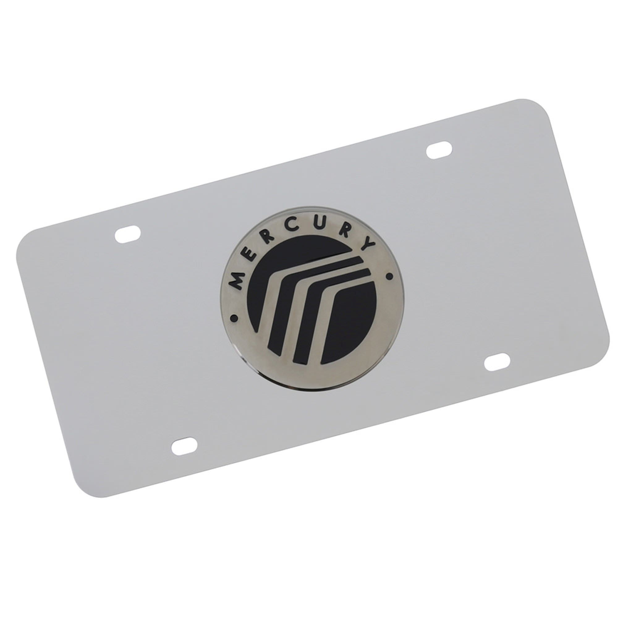 Mercury 3D Logo Chrome Stainless Steel License Plate - Walmart.com