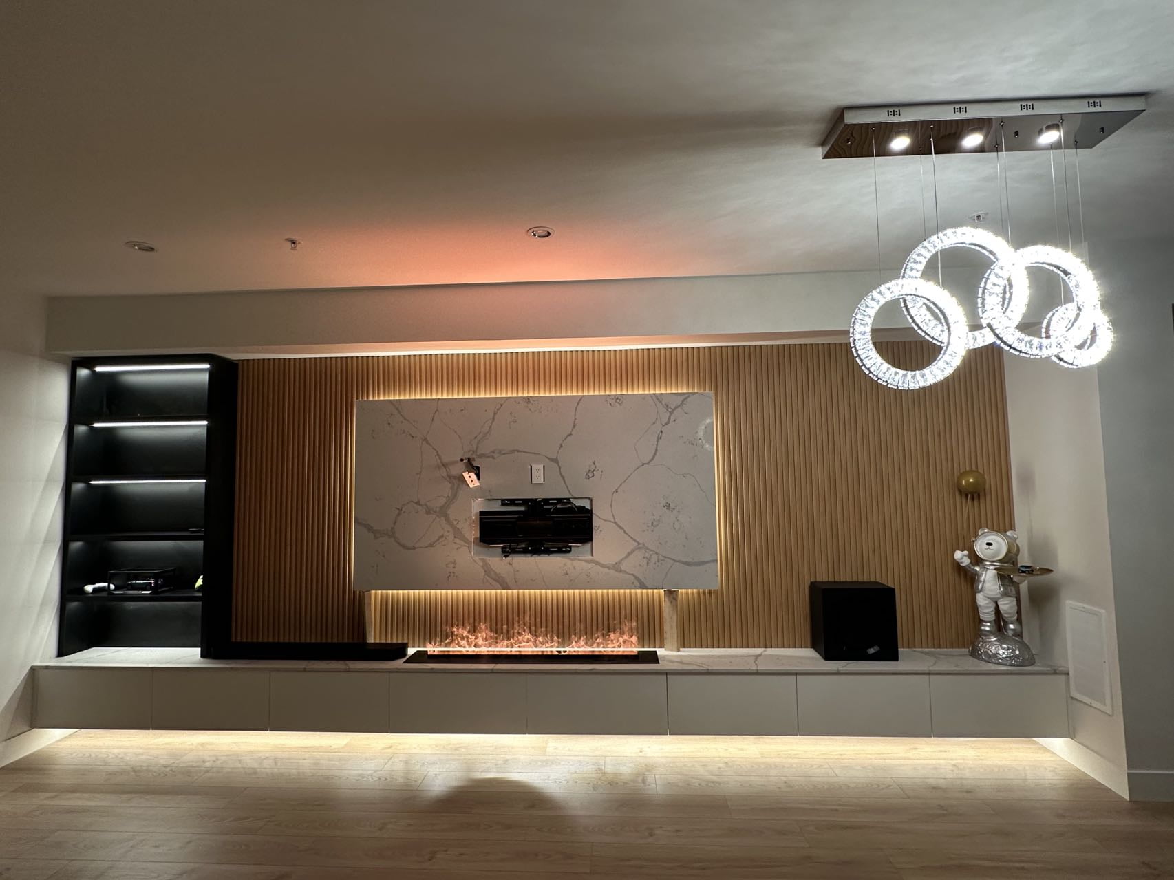 Mercury 60-inch 3D Water Vapor Fireplace - Walmart.com