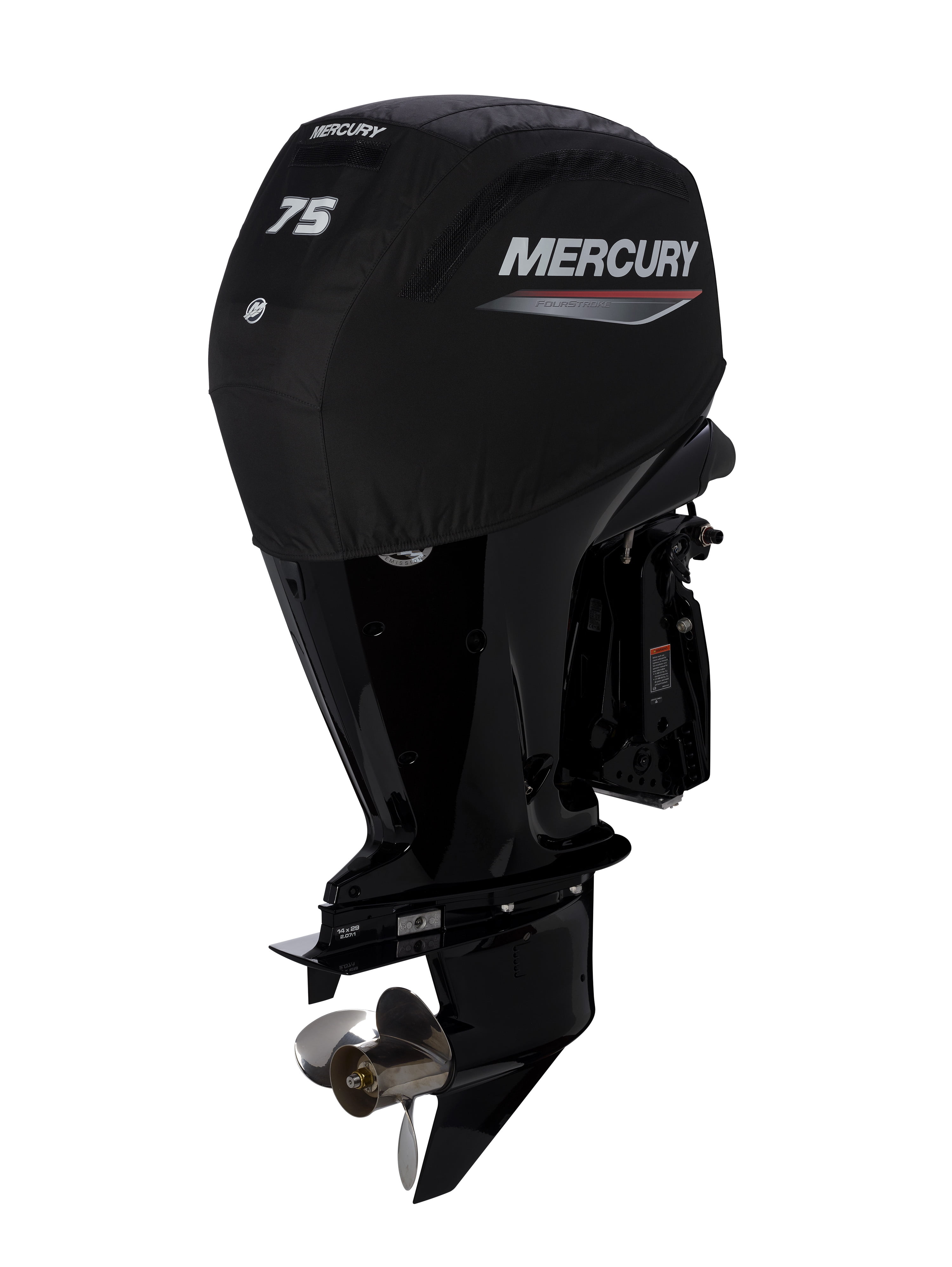 Mercury 8M0228505 2.1L 75hp FourStroke Outboard Vented Splash Cover ...