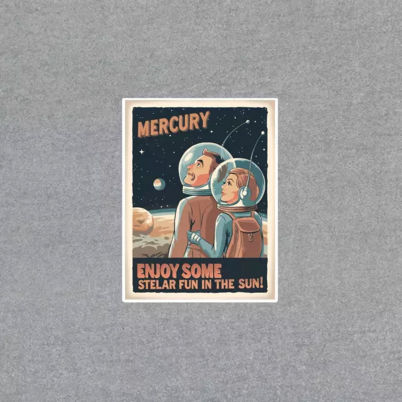Mercury Astronaut Couple Enjoys Stellar Fun In The Sun Stickerphone ...