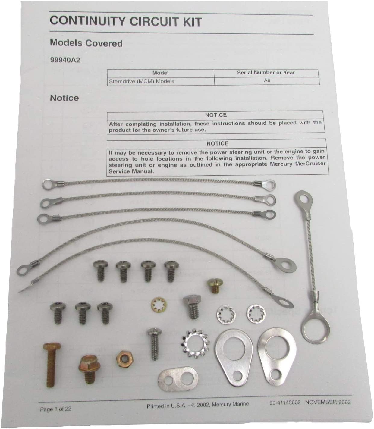 Mercury Continuity Kit Circuit Kit - Walmart.com
