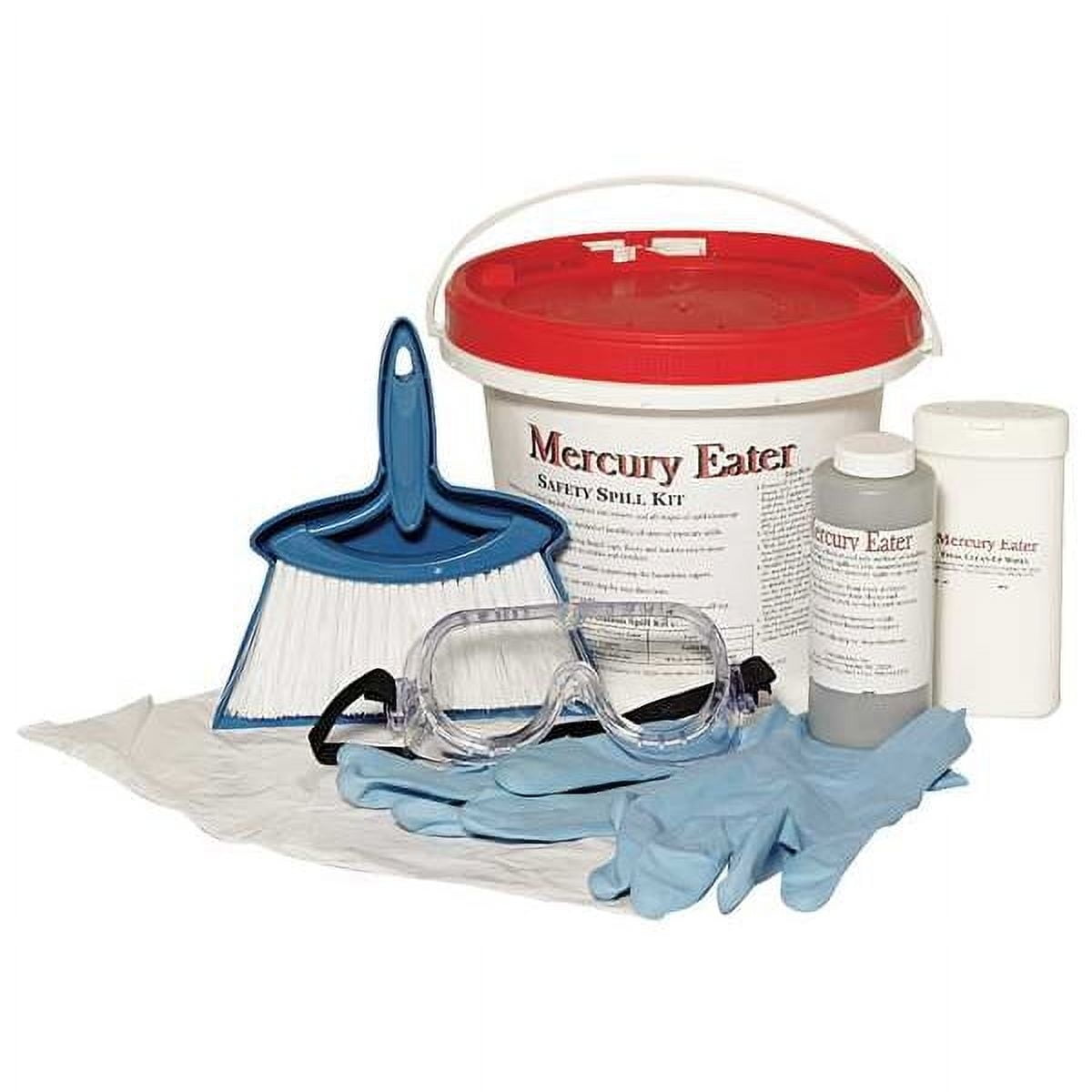 Mercury Eater Mercury Spill Kit,128 oz. 3900-001 - Walmart.com