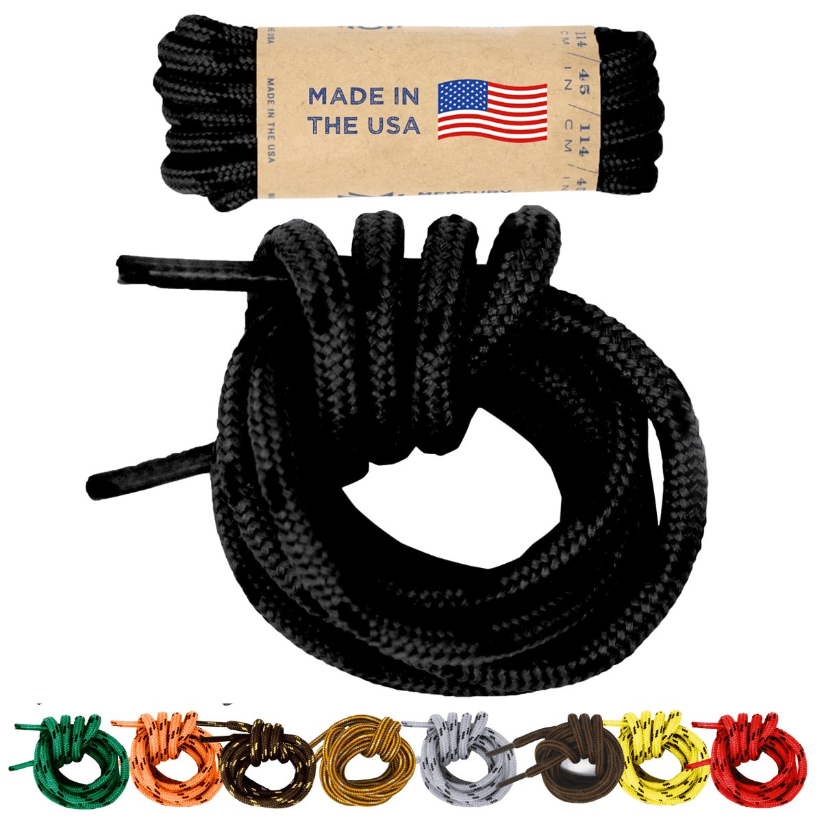 Mercury + Maia Honey Badger Boot Laces Heavy Duty w/Kevlar - Made in ...