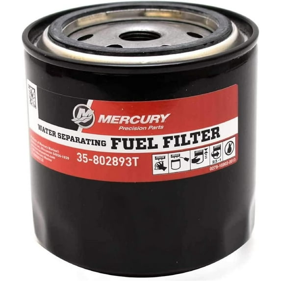 Mercury Marine 35-802893T Filter/Fuel, Water Separating - Walmart.com