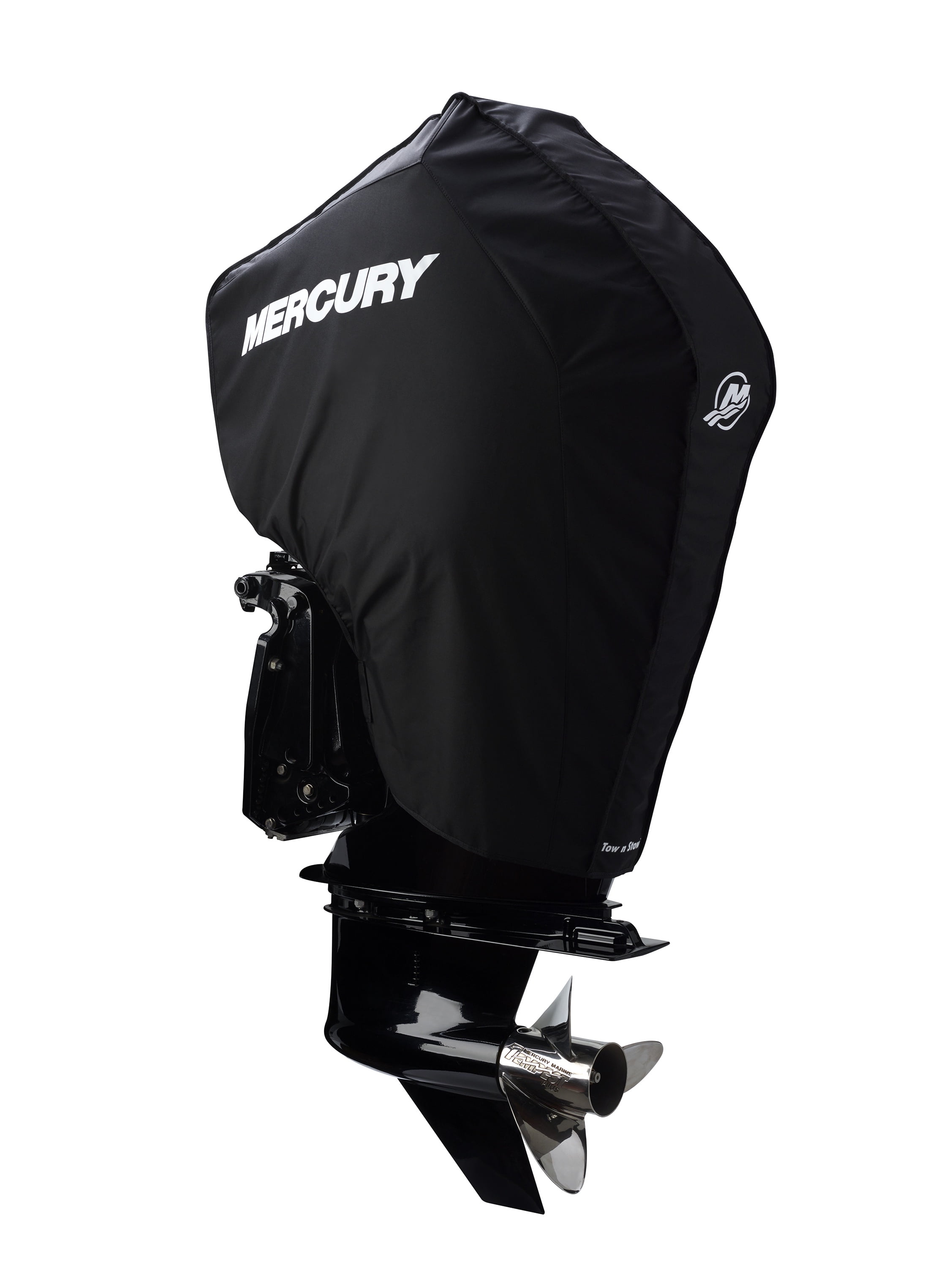 Mercury Marine Tow N Stow Outboard Cover 175-225hp FourStroke, Black ...