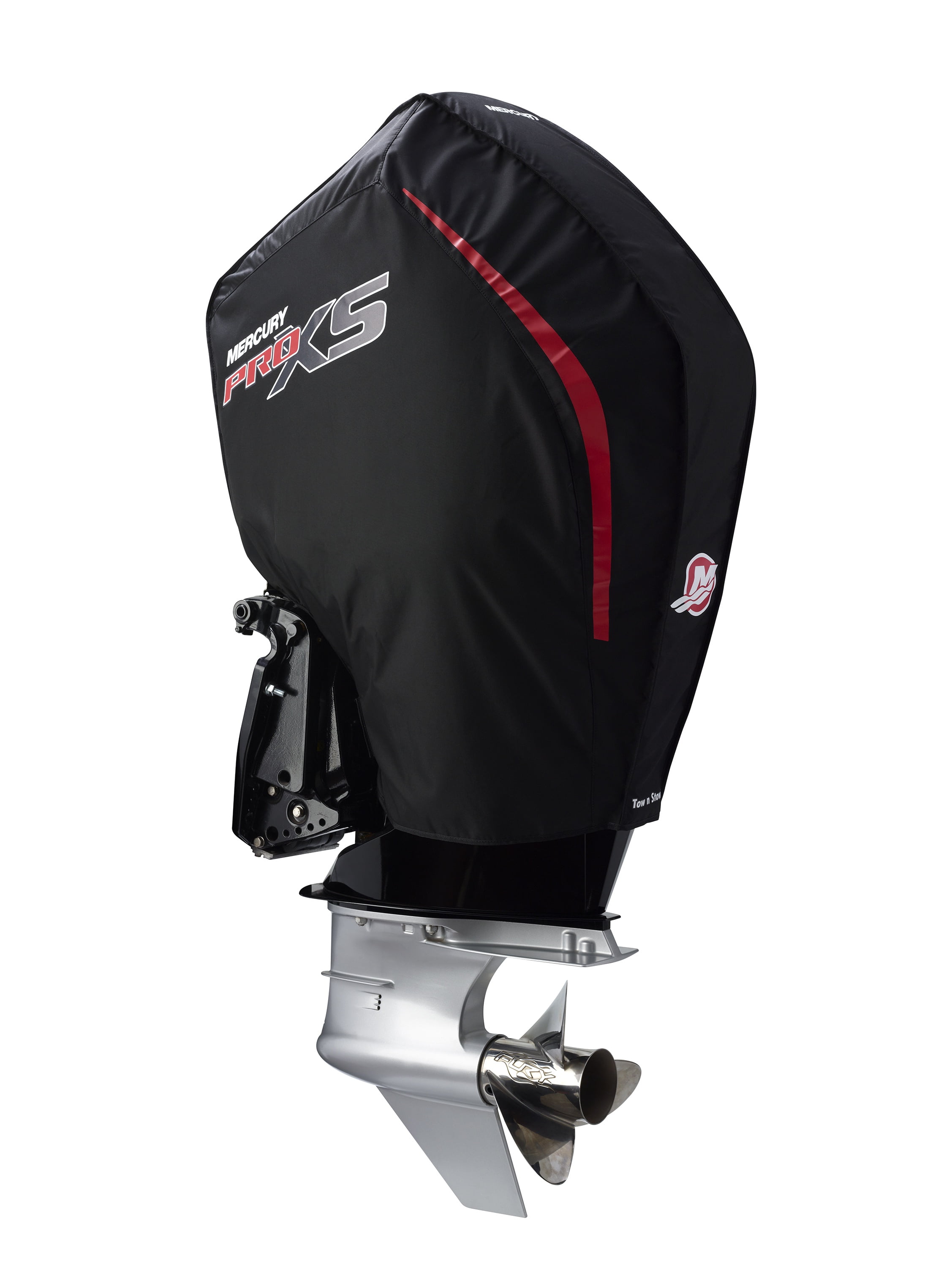 Mercury Marine Tow N Stow Outboard Cover 200-300hp Pro XS, Black ...
