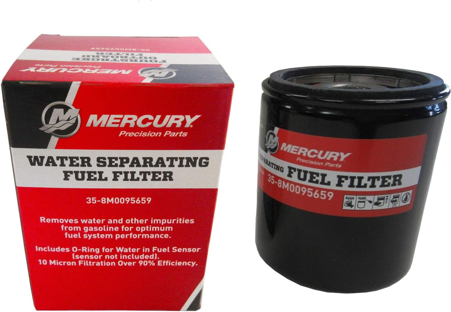 Mercury Marine Water Separating Fuel Filter 358M0095659 - Walmart.com