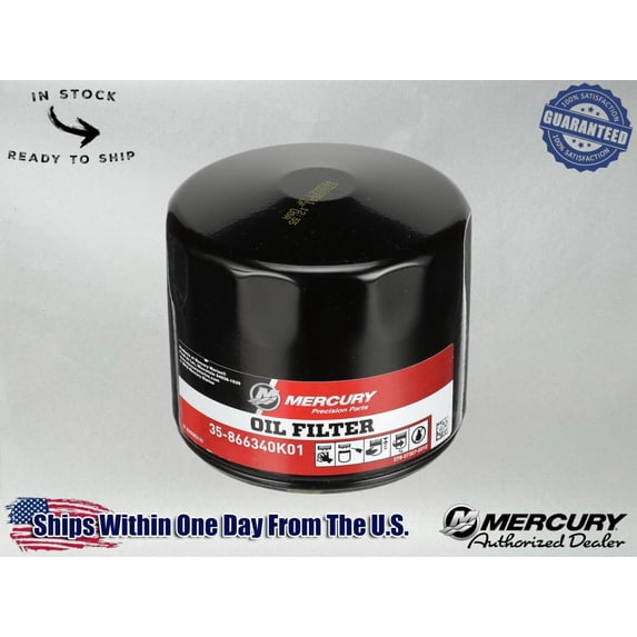 Mercury OEM MerCruiser Oil Filter for Sterndrive and Inboard Engines ...