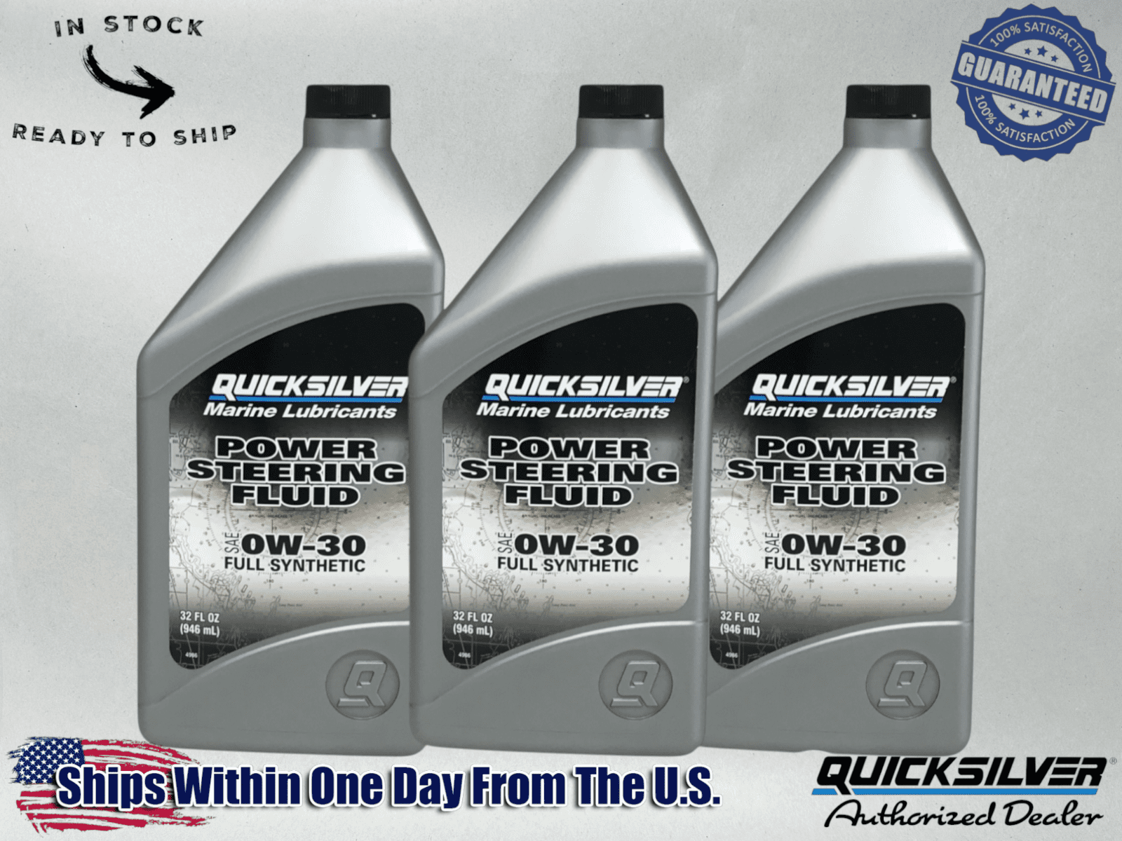 Mercury OEM Power Steering Fluid Quarts 92-858077Q01 3 Pack - Walmart.com