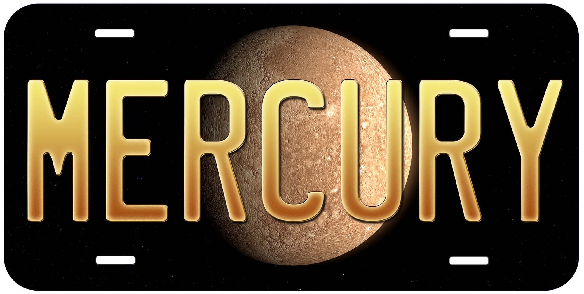 Mercury Planet Novelty Car License Plate - Walmart.com