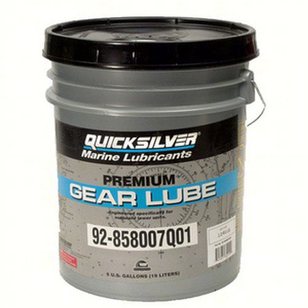Mercury/Quicksilver Parts *Premium Blend Gear Lube 5 GA 92-858007Q01 ...