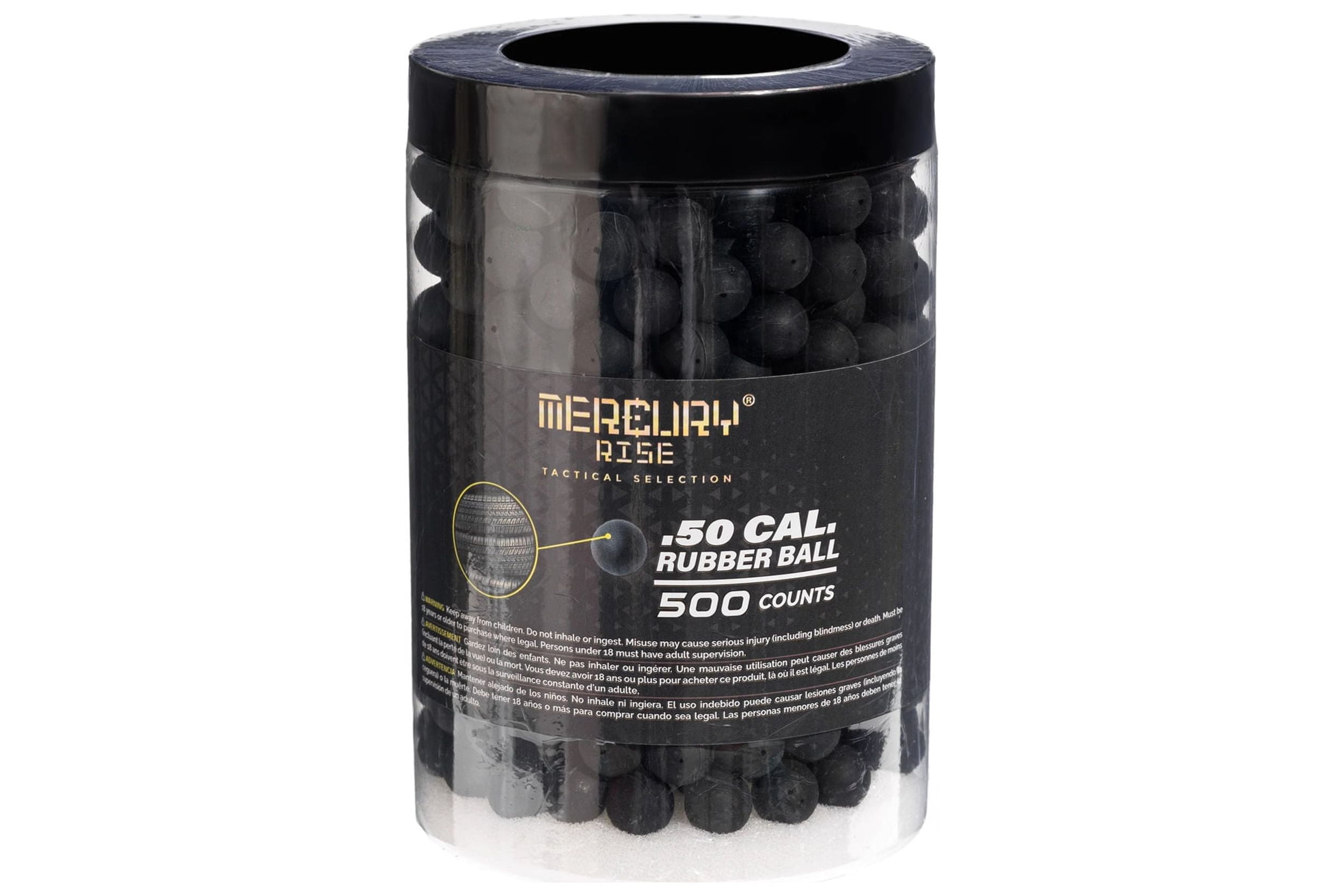 Mercury Rise Self Defense TPE Rubber Ball Ammo for Training Pistol ...