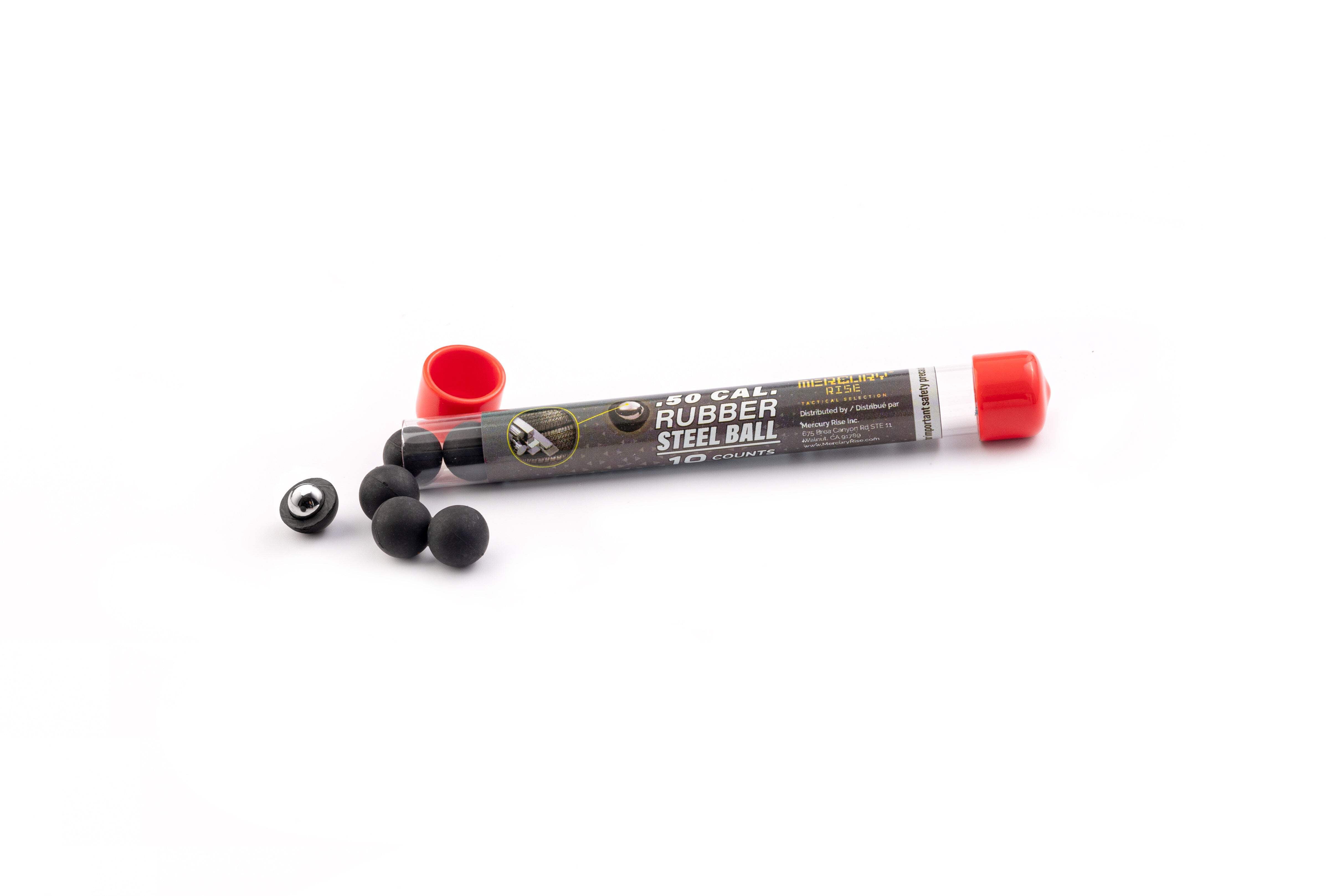 Mercury Rise Self Defense TPE Rubber Steel Ball Ammo for Training ...