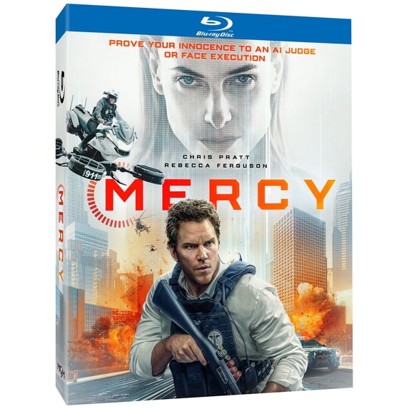 Mercy (2026) (Blu-ray) Amazon/MGM, Science Fiction, Action, Starring ...