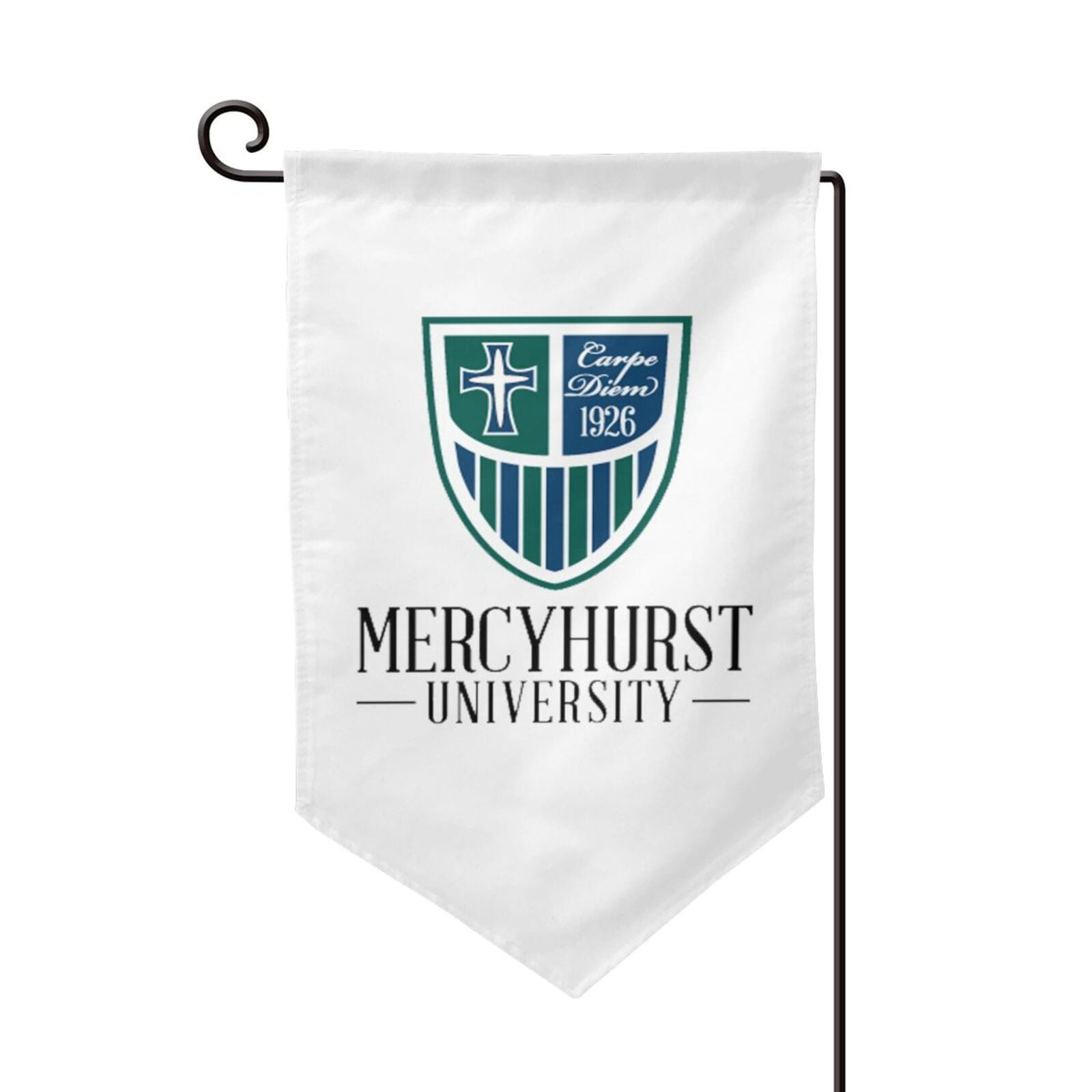 Mercyhurst University Logo Garden Flag - Double Sided Banners For ...