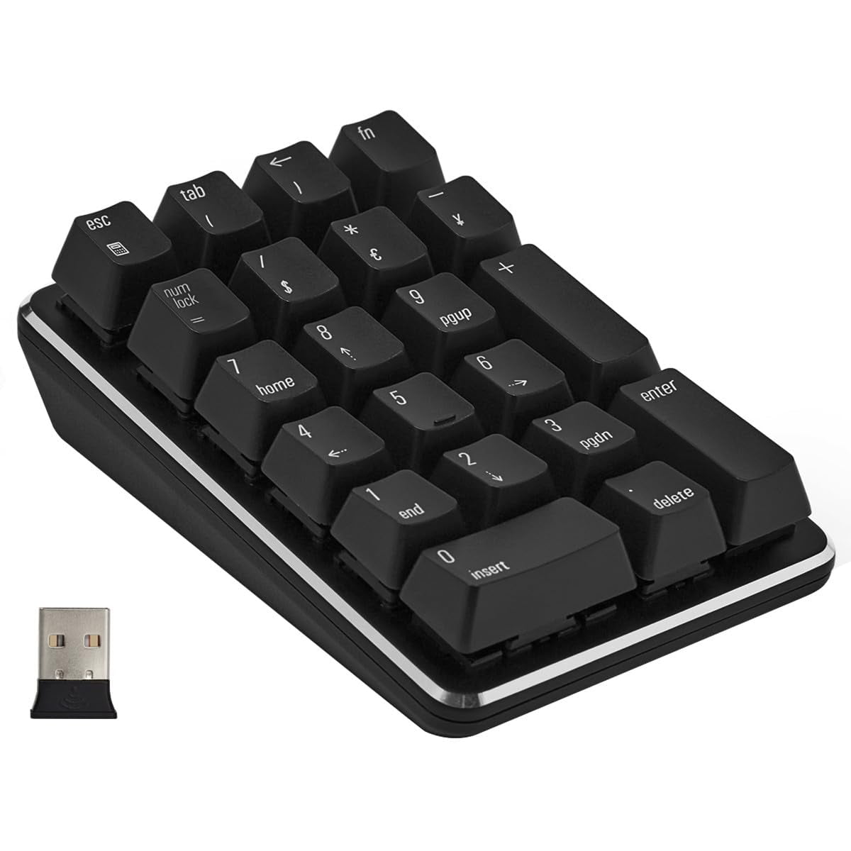 Merdia 2.4G Wireless Mechanical Numpad GATERON Blue Switch Numeric ...