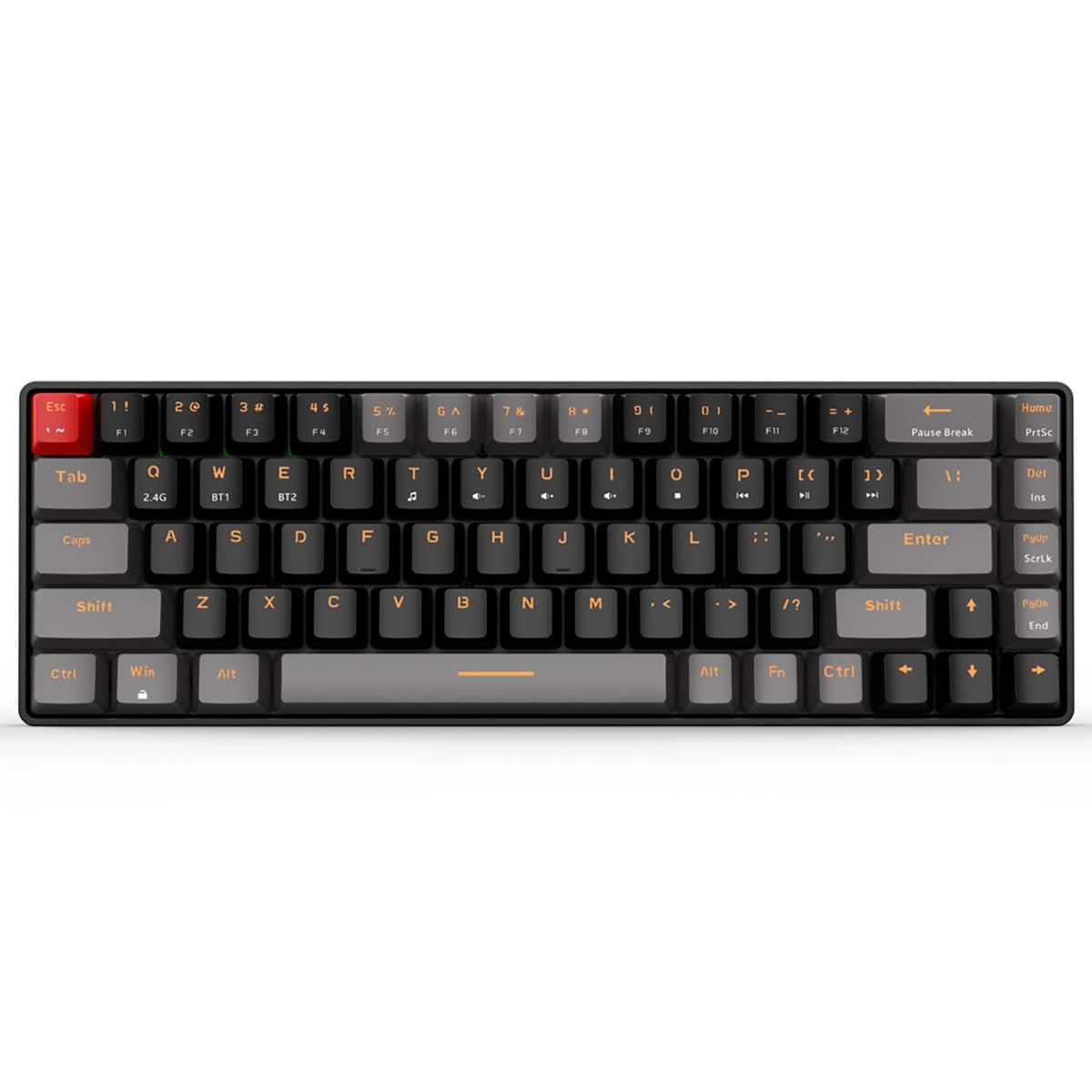 Merdia Mechanical Gaming Keyboard Dual Mode 2.4G/BT Wireless Keyboard ...