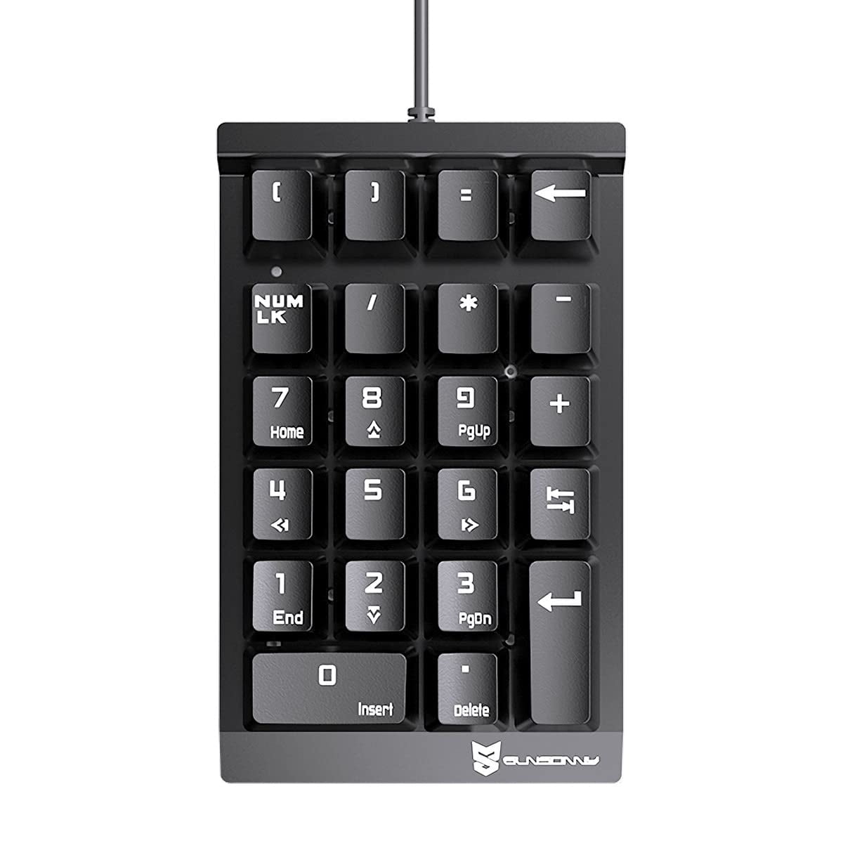 Merdia Mechanical Numeric Keypad Mini Wired Numpad 22 Keys OUTEMU Blue ...