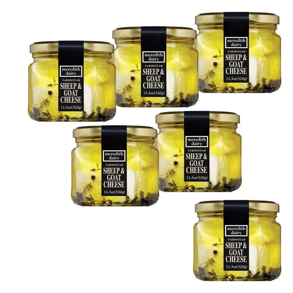 Meredith Dairy, Marinated Goat & Sheep Cheese, 11.3 oz, 6 Pack ...