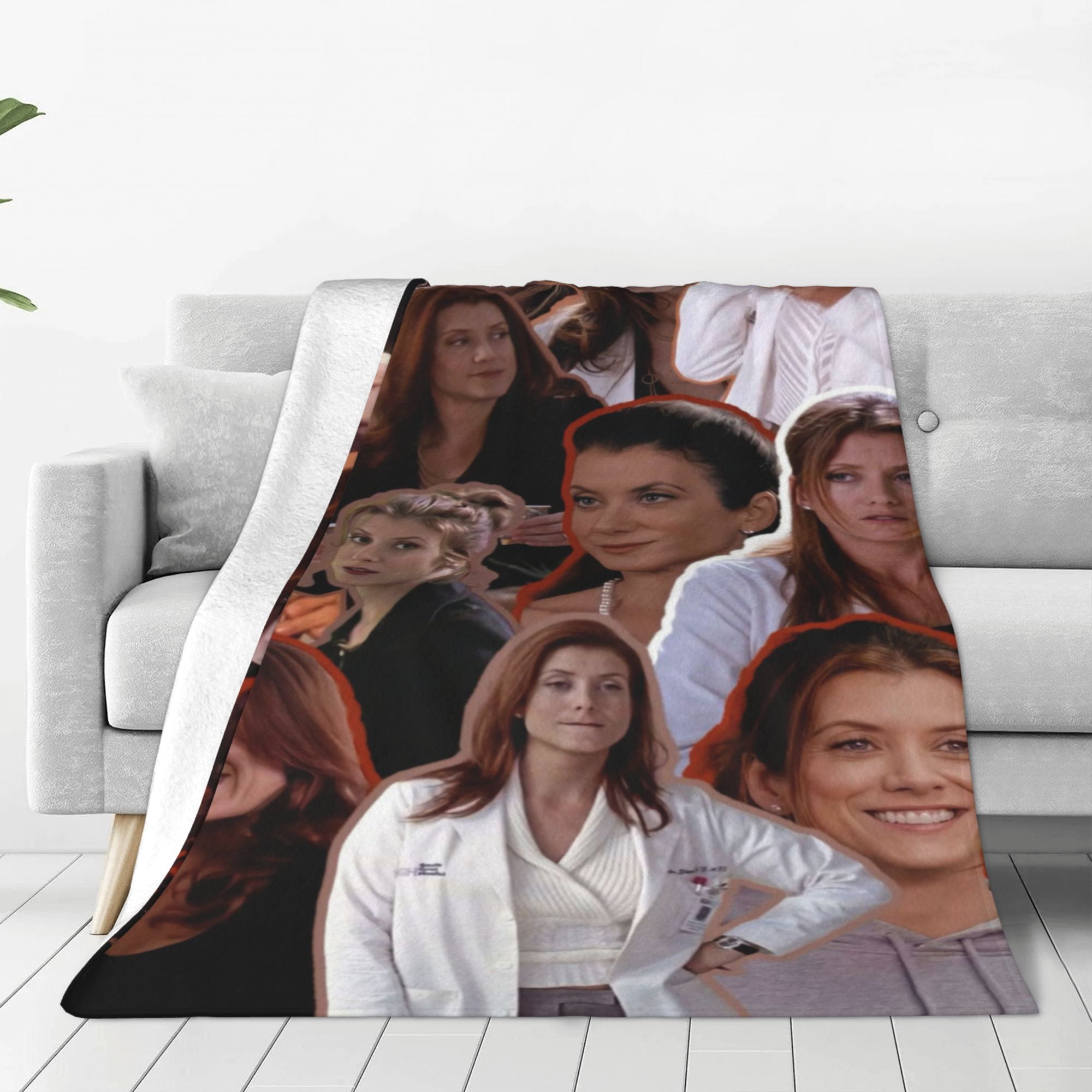 Meredith Grey Throw Blanket Soft Plush Travel Blanket For Bedroom ...