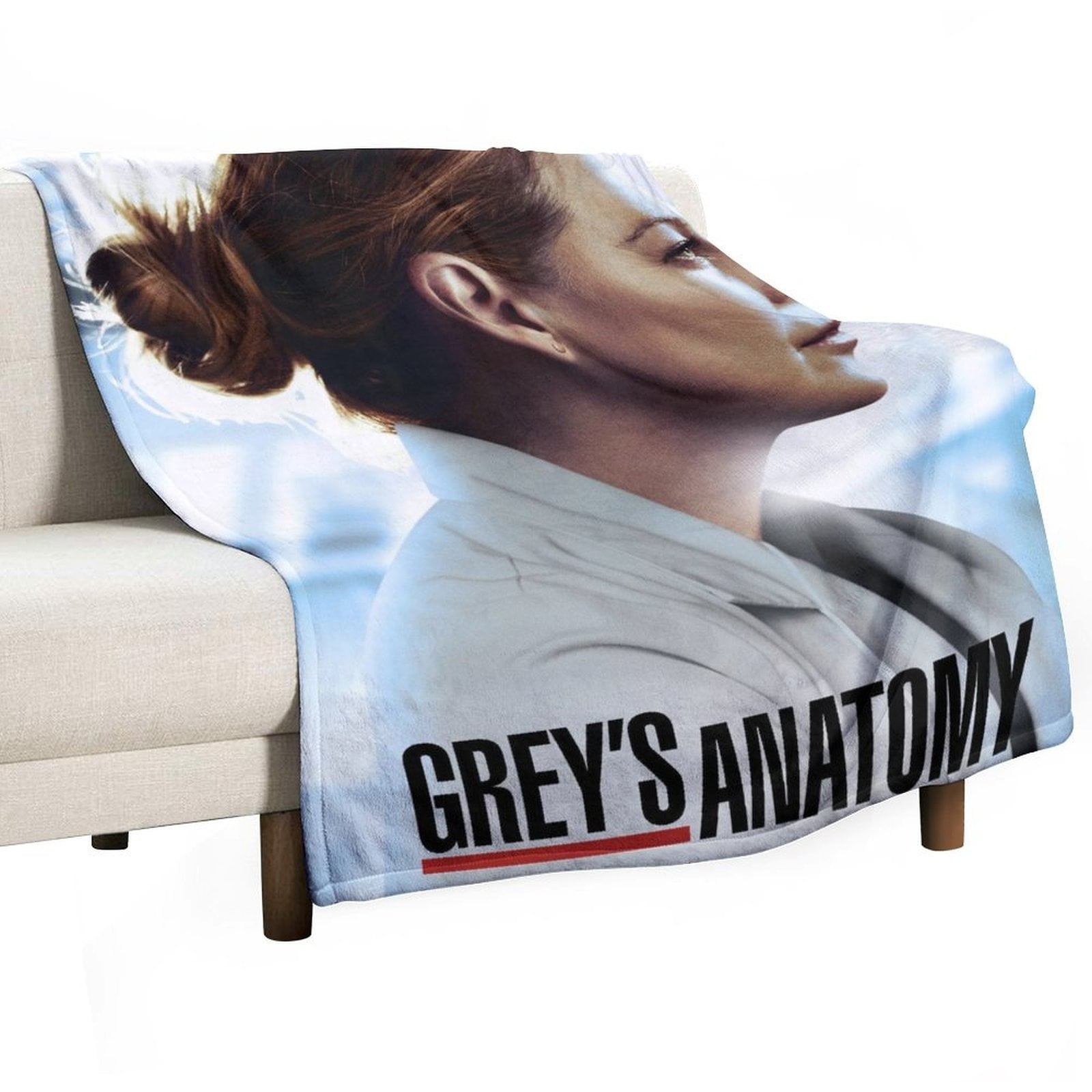 Meredith Grey's Anatomy Fuzzy Ultra-Soft Micro Fleece Blanket All ...