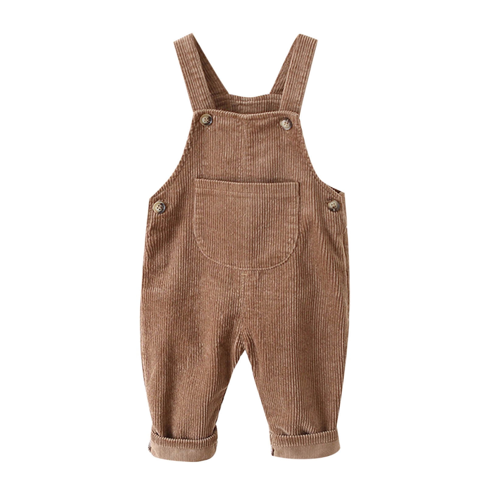 ZACPNCV Baby Boys Girls Corduroy Bib Overalls Infant Toddler Corduroy ...