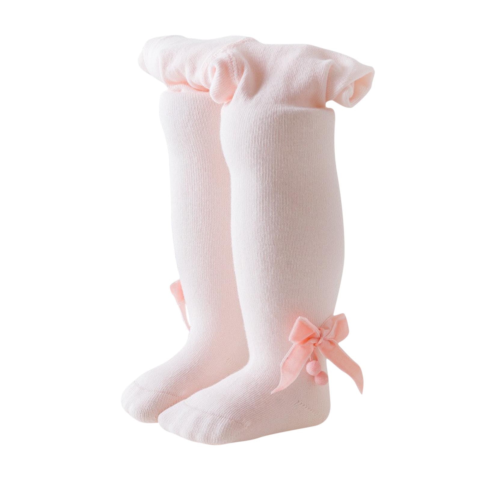 ZACPNCV Baby Girl Pantyhose Toddler Cable Knit Tights with Bow Leggings ...