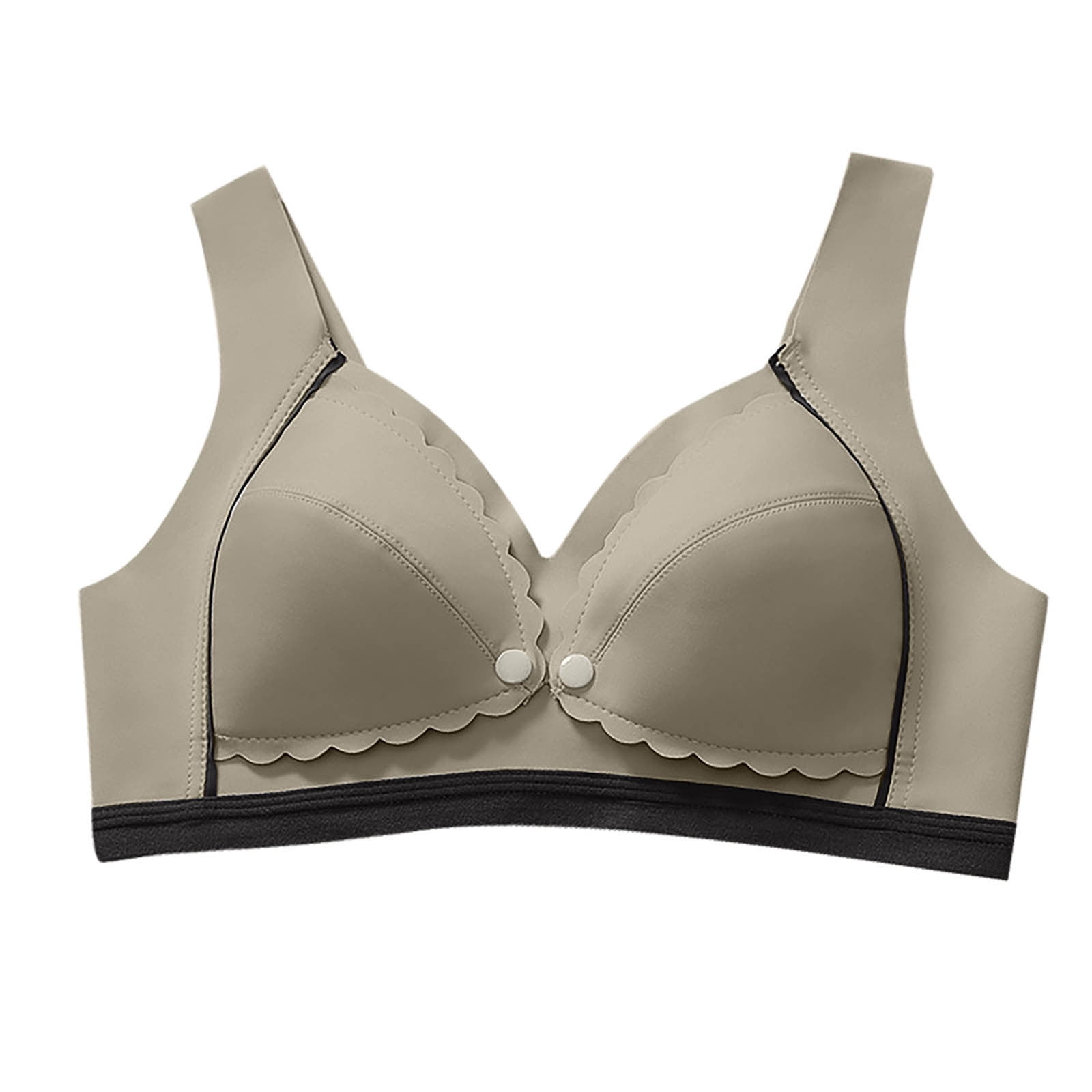 ZACPNCV Fashion Women Color Blocking Wavy Pattern Wireless Wide ...