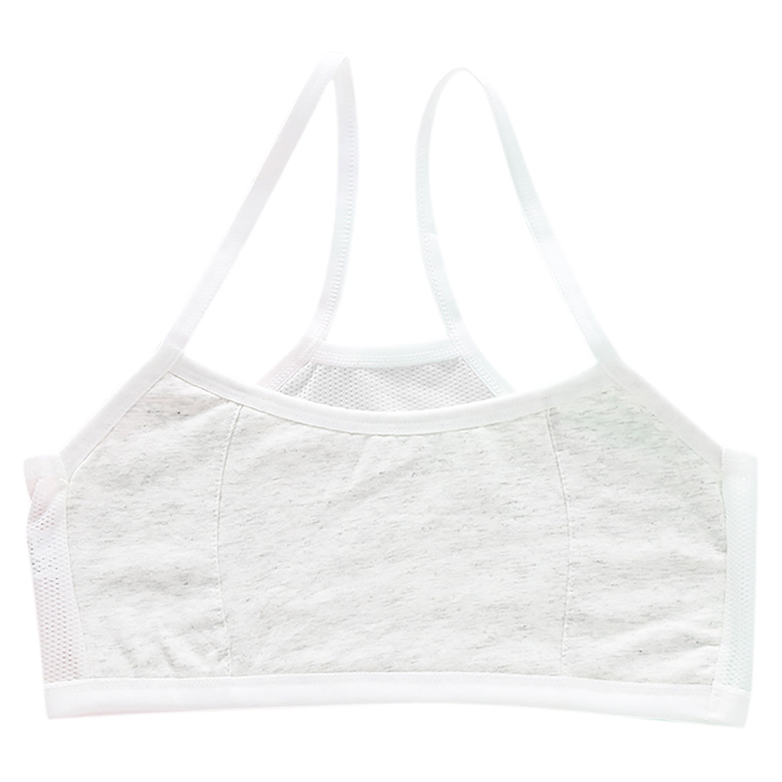 ZACPNCV Girls Training Bras Cotton Sports Seamless Bra Design Tank ...