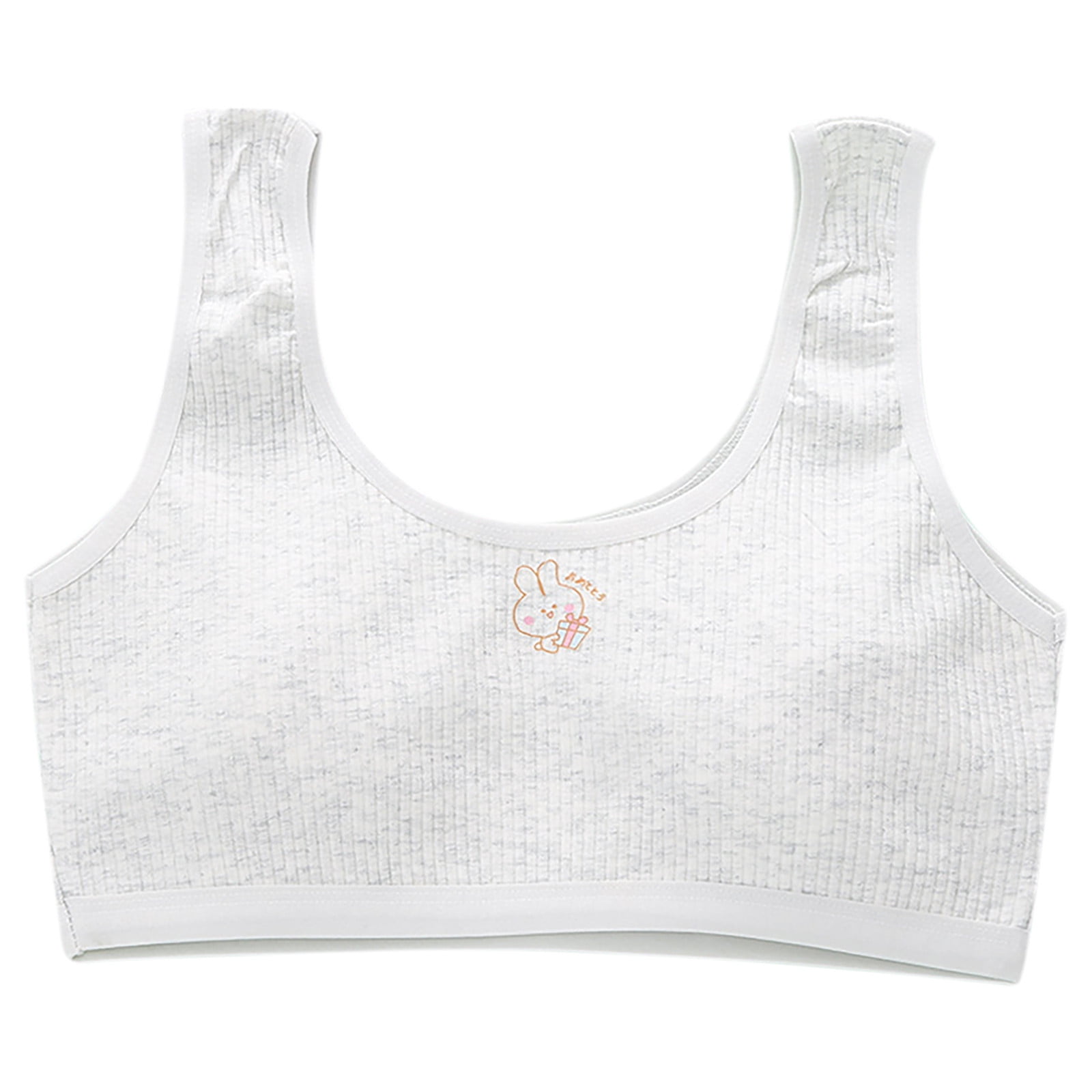ZACPNCV Girls Training Bras Cotton Sports Seamless Bra with Padding ...
