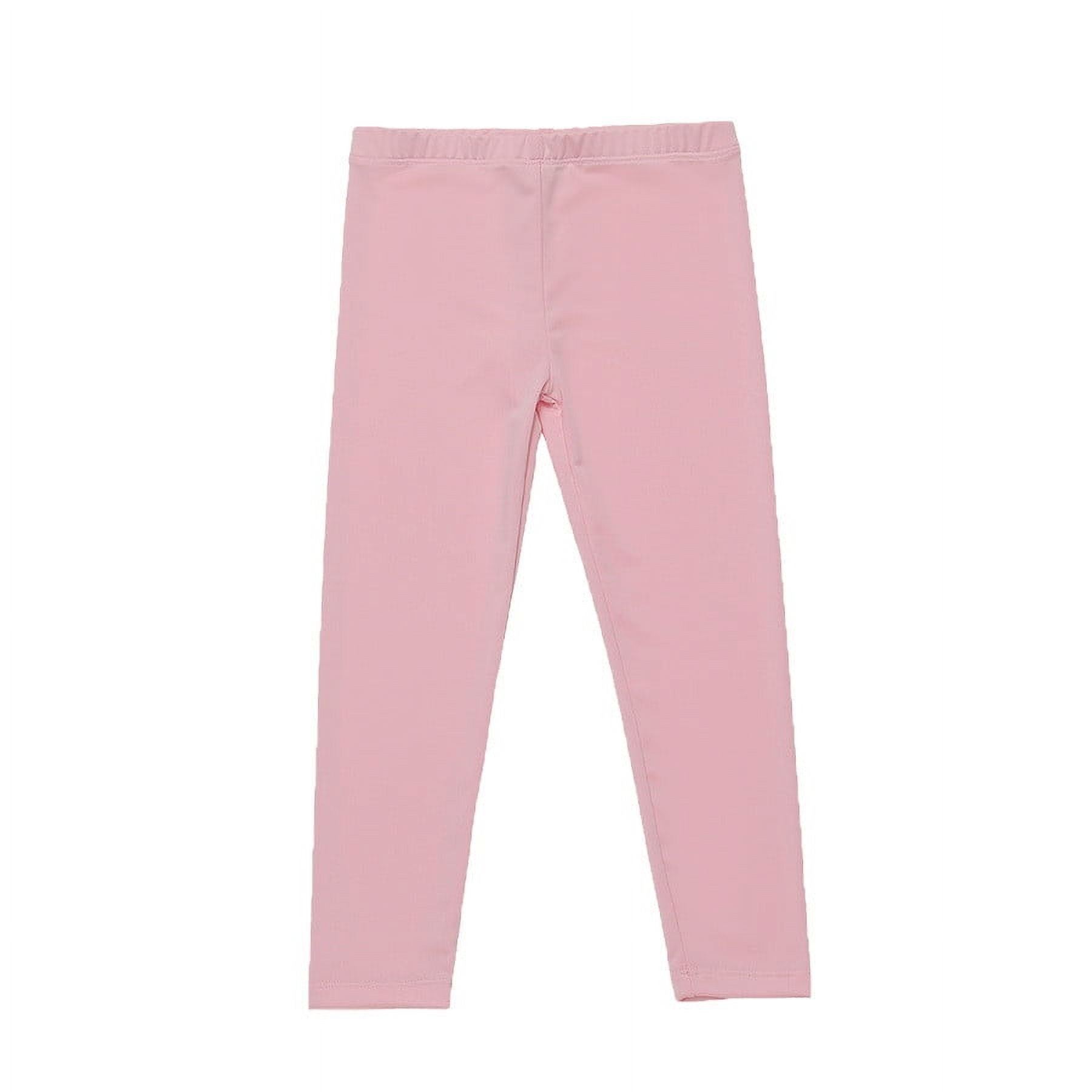 ZACPNCV Kid Girls Candy Color Leggings Solid Color Leggings Casual Yoga ...