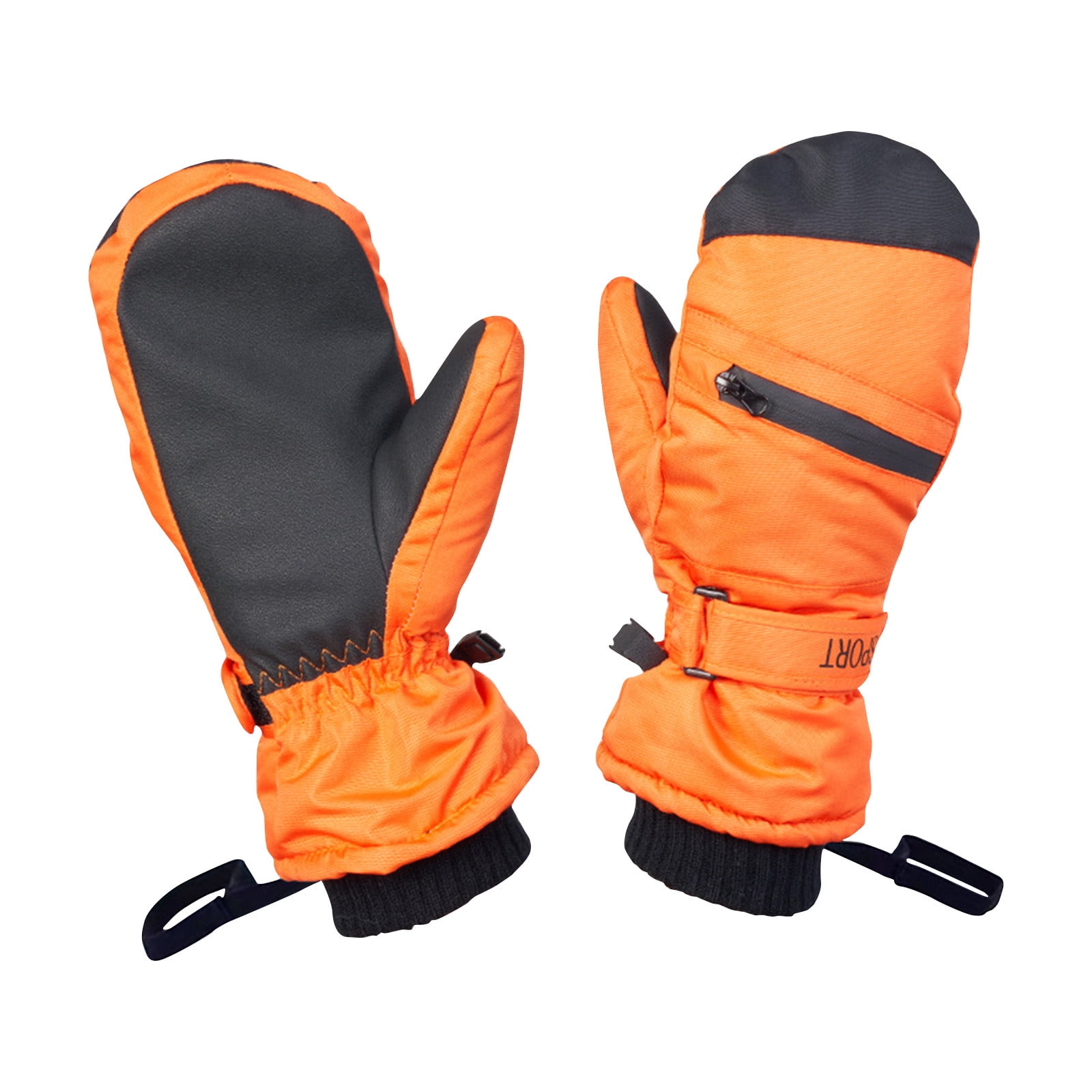 ZACPNCV Kids Waterproof Gloves Winter Warm Fleece Lined Snow Gloves ...