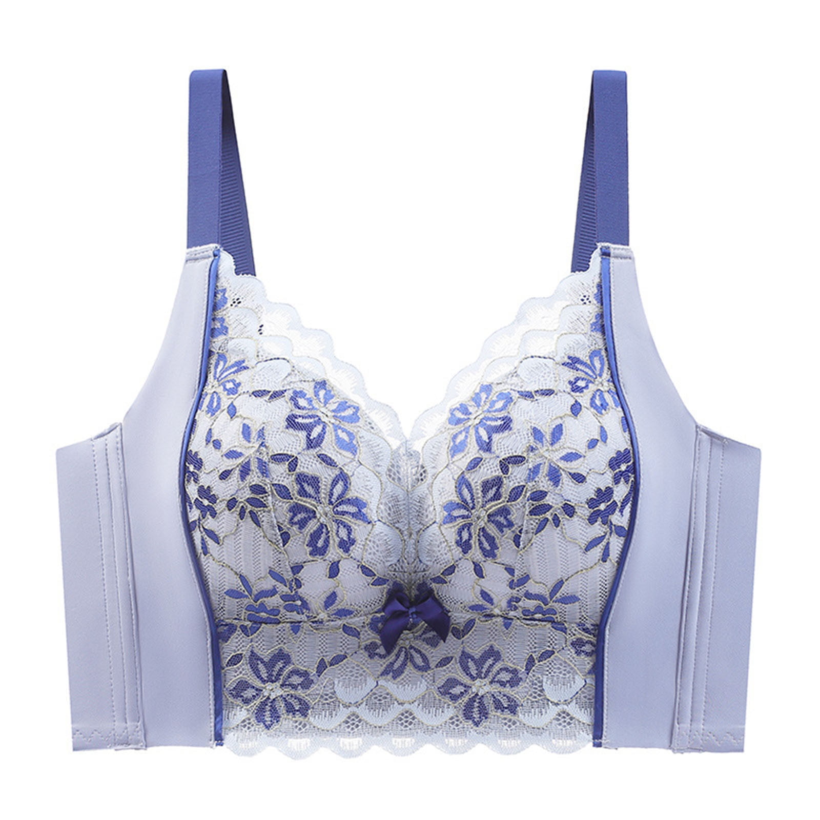 ZACPNCV Ladies' Embroidery Adjustable Lace Gathering Without Steel ...