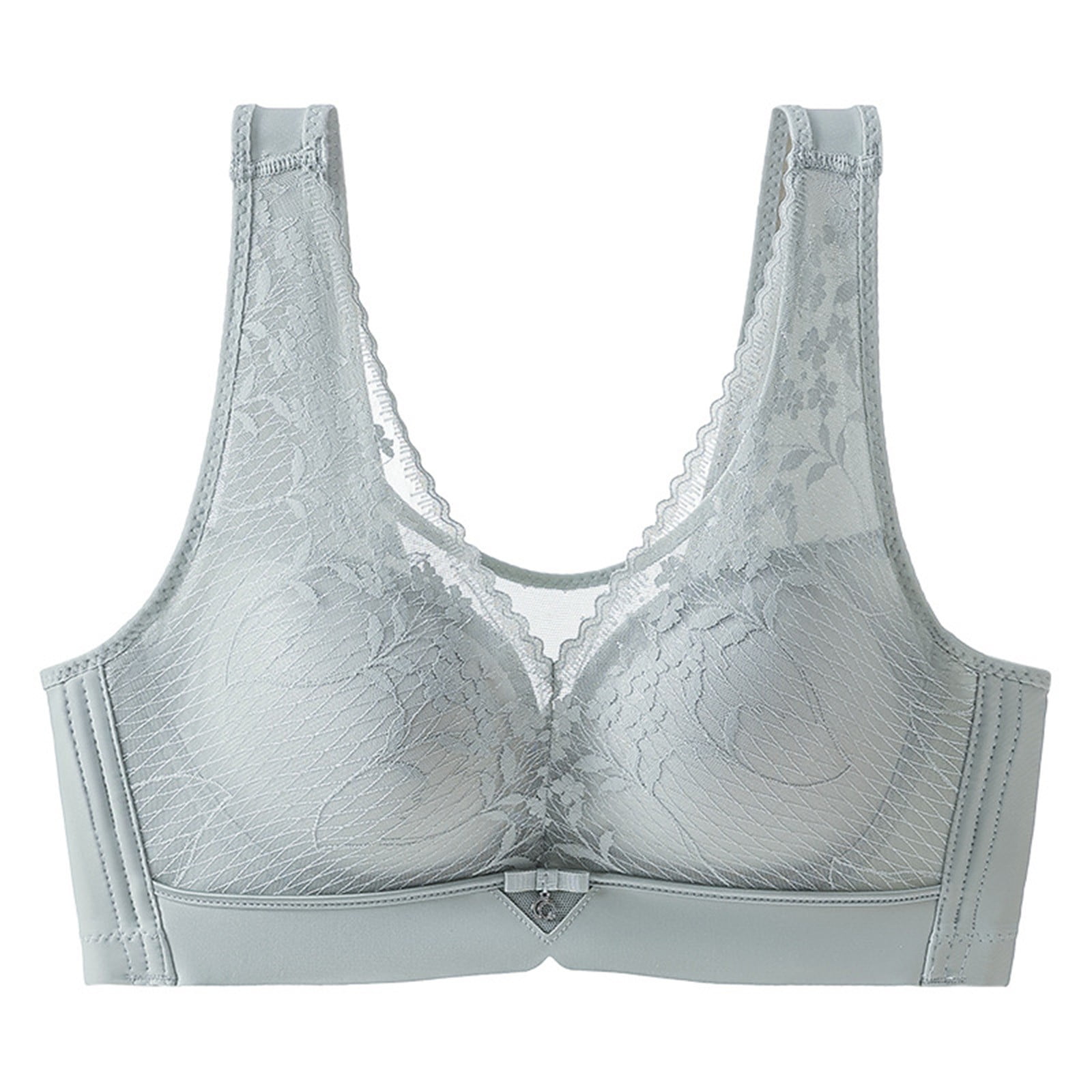 ZACPNCV Woman's Large Size Comfort Ventilate Rear Four Buckle Bra ...