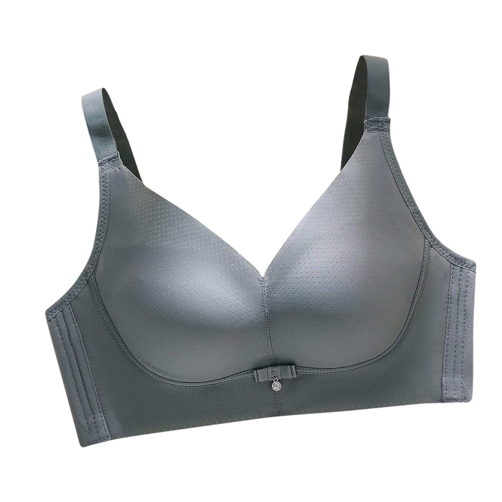 ZACPNCV Woman's Large Size Comfort Ventilate Rear Four Buckle Bra ...