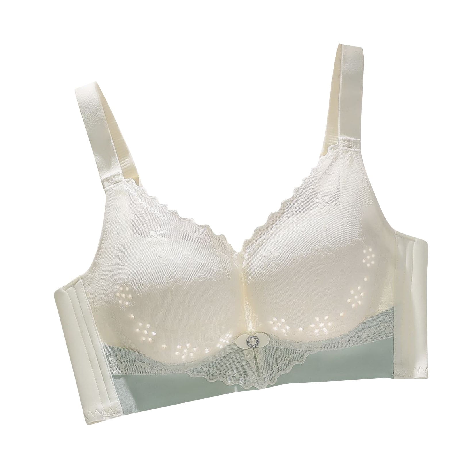 ZACPNCV Woman's Large Size Comfort Ventilate Rear Four Buckle Bra ...