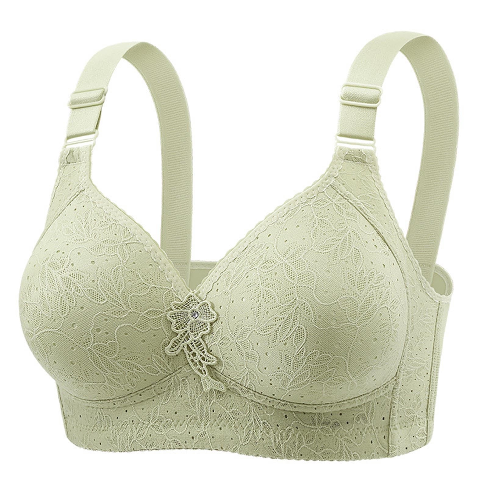 ZACPNCV Woman's Printing Meshsurface Ventilate Sling Large Sized Bra ...