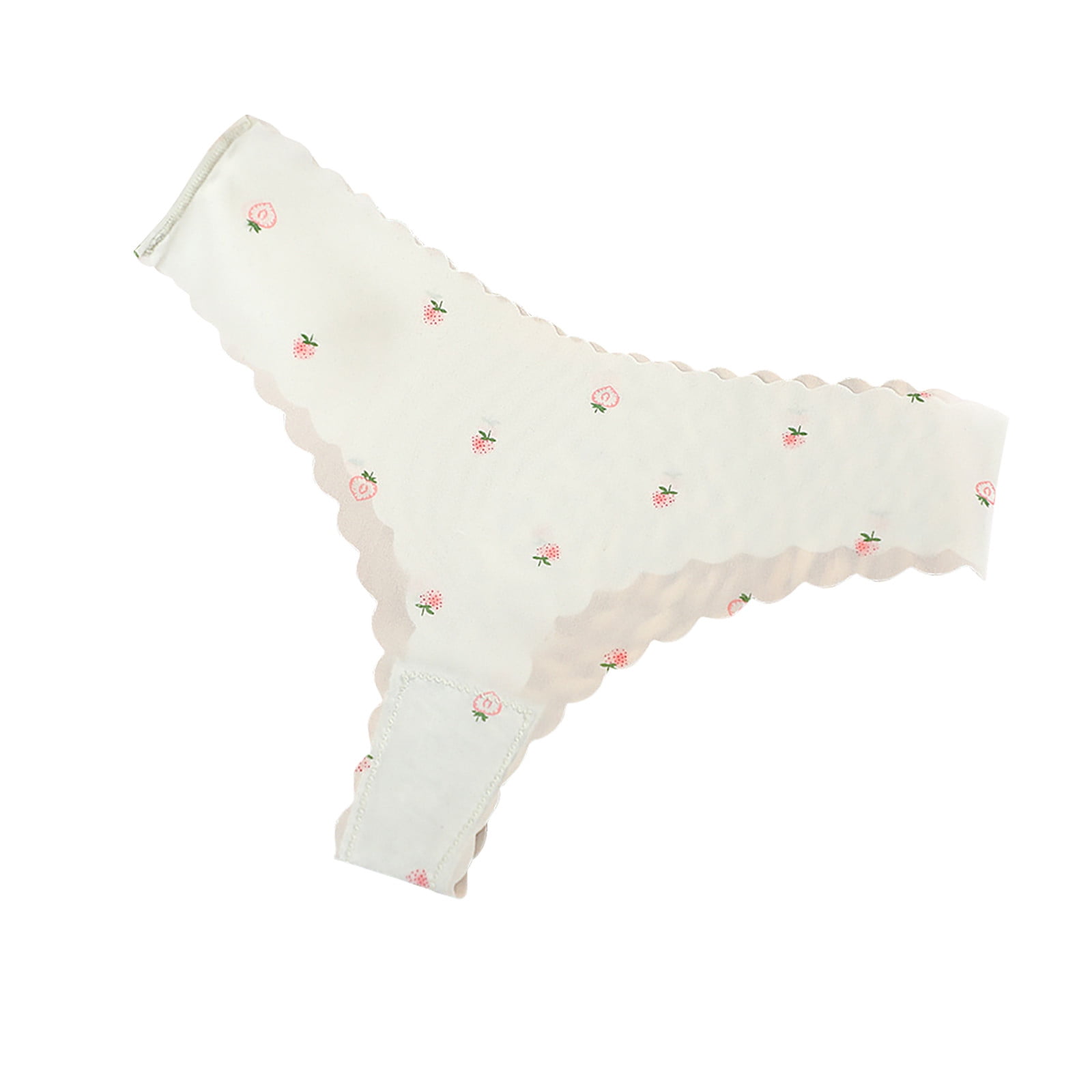 ZACPNCV Women's Fashion Flower Transparent Gauze Low Waist G-string ...