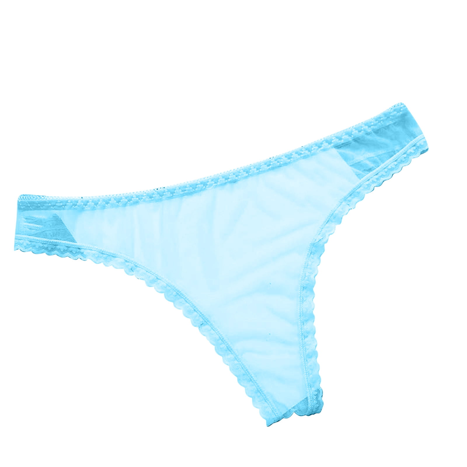 ZACPNCV Women's Fashion Transparent Low Waist G-string Pants Panties ...