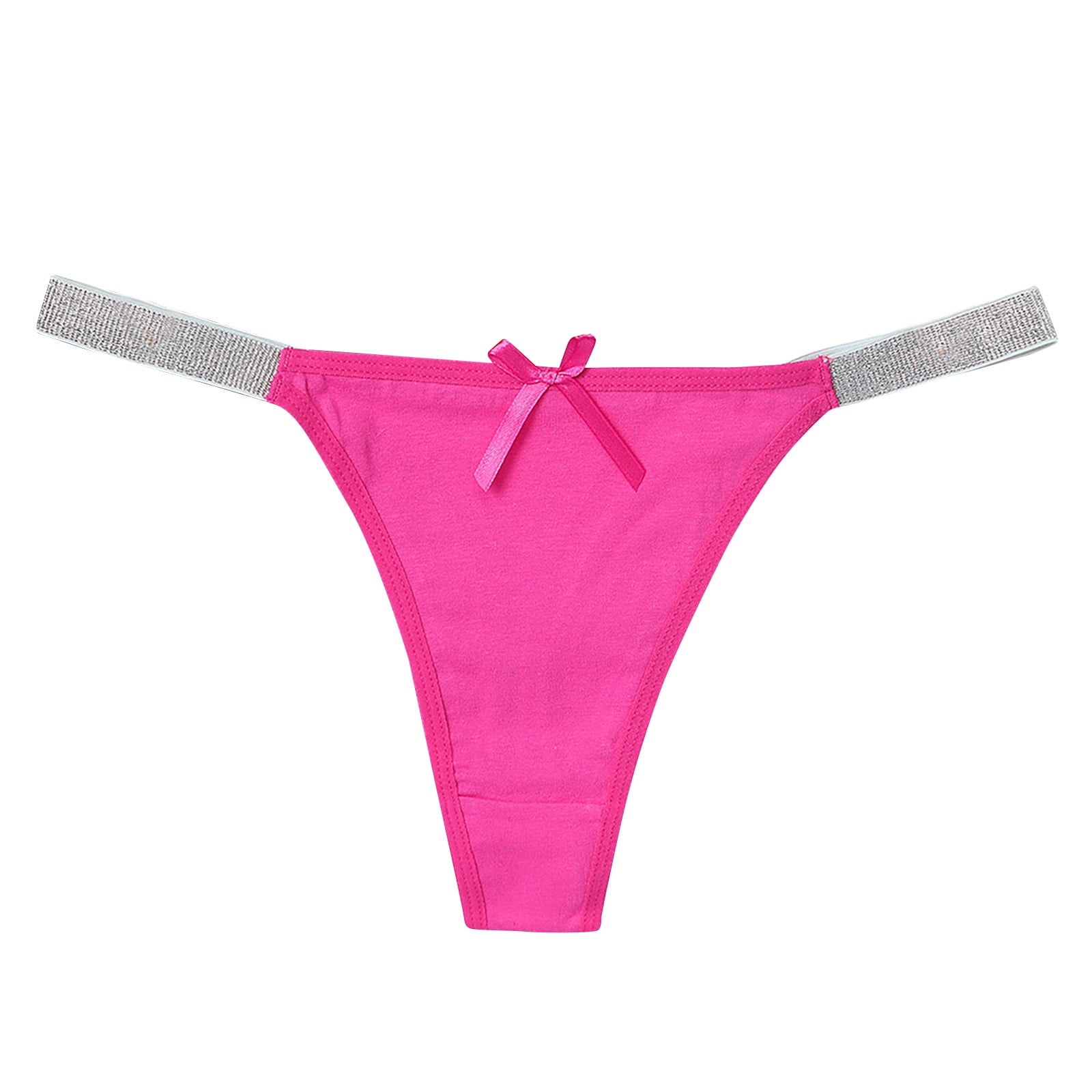 ZACPNCV Women's Fashion Transparent Low Waist G-string Pants Panties ...