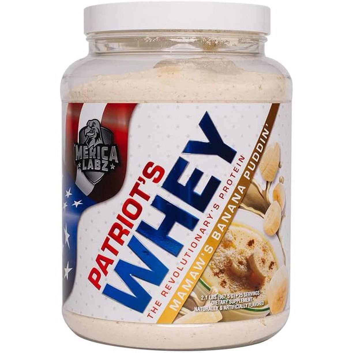 Merica Labz Patriot's Whey, The Revolutionary's Protein, 25G Protein ...
