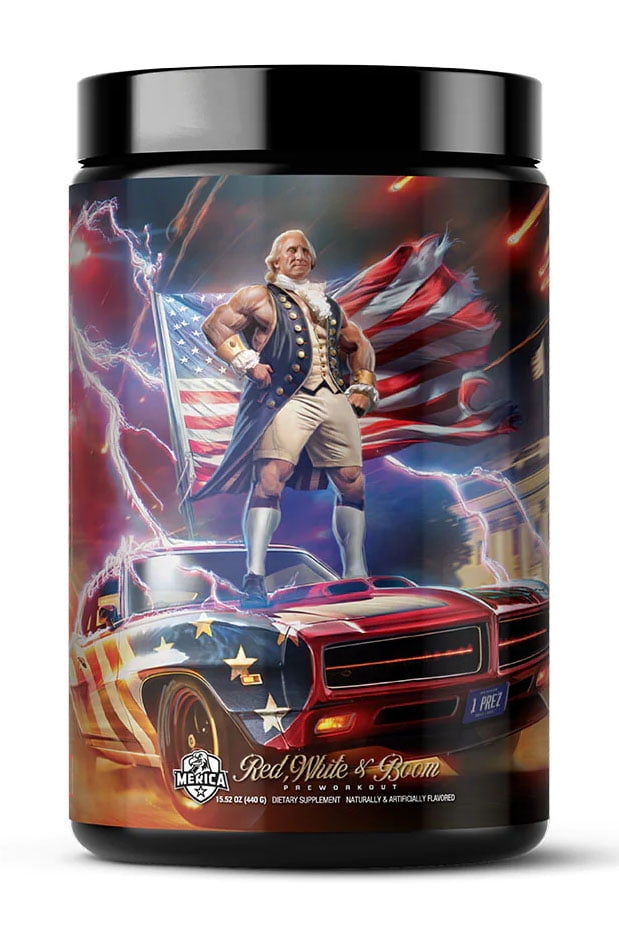 'Merica Labz RED, WHITE, & BOOM Pre-Workout 20 Servings (Cherry ...