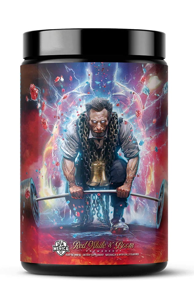 'Merica Labz RED, WHITE, & BOOM Pre-Workout 20 Servings (New Found ...