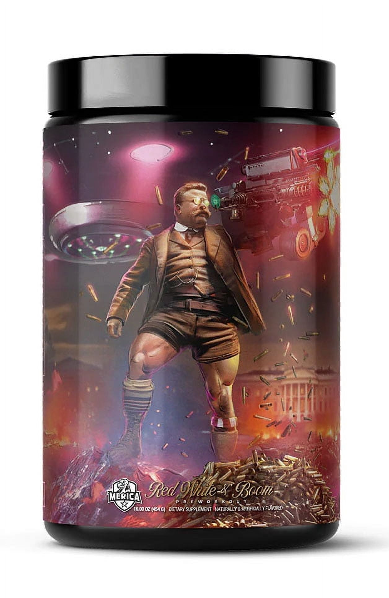 'Merica Labz RED, WHITE, & BOOM Pre-Workout 20 Servings (Teddys Grape Melons) - Walmart.com